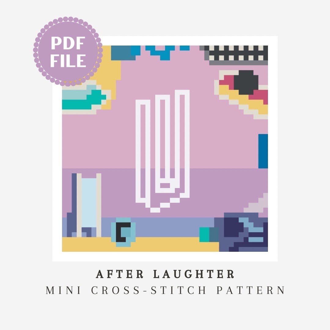 After Laughter Cross Stitch Pattern Paramore Mini Cross Stitch Instant ...