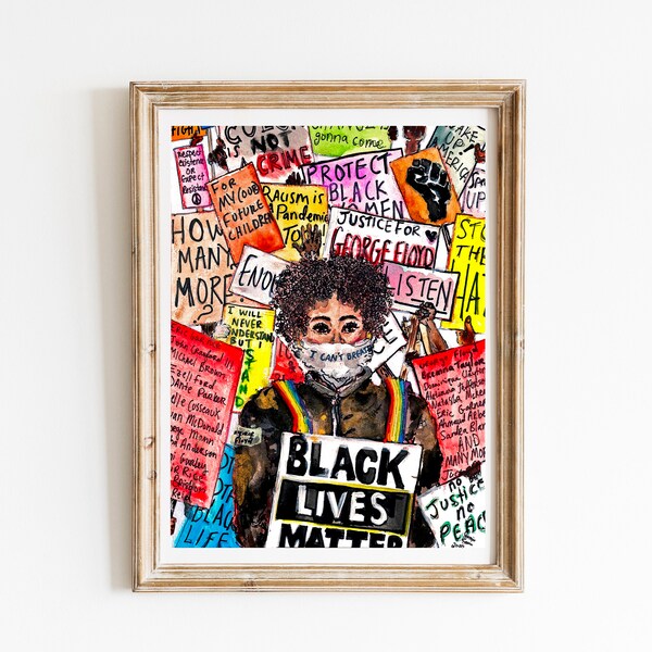 Black Lives Matter Poster - Etsy
