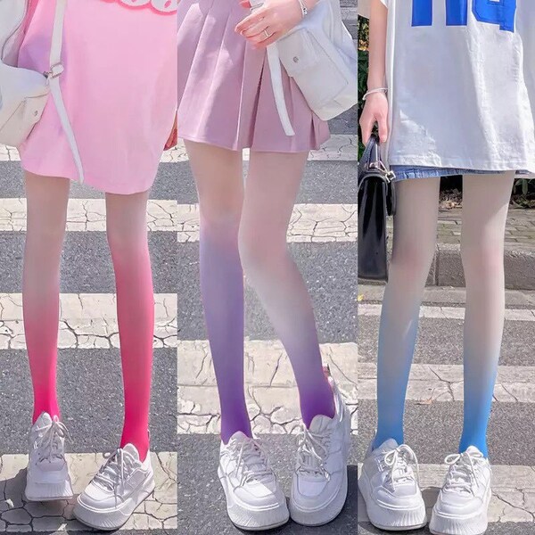 Gradient Tights - Etsy