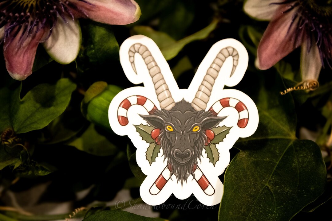 Dark Academia - Baphomet - Holiday Waterproof Vinyl Sticker - Etsy