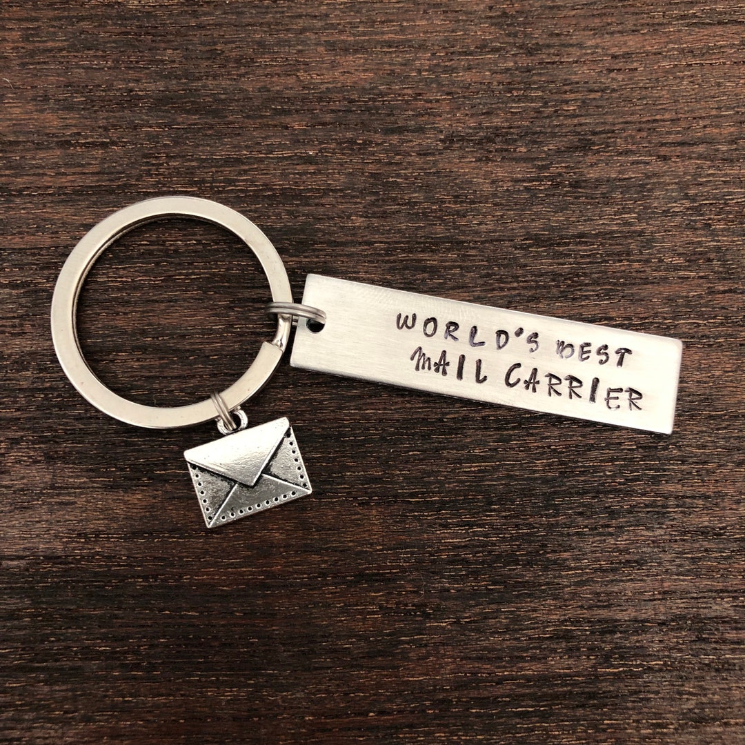 Mail Carrier Key Chain, Mail Carrier Appreciation Gift, Mail Carrier ...