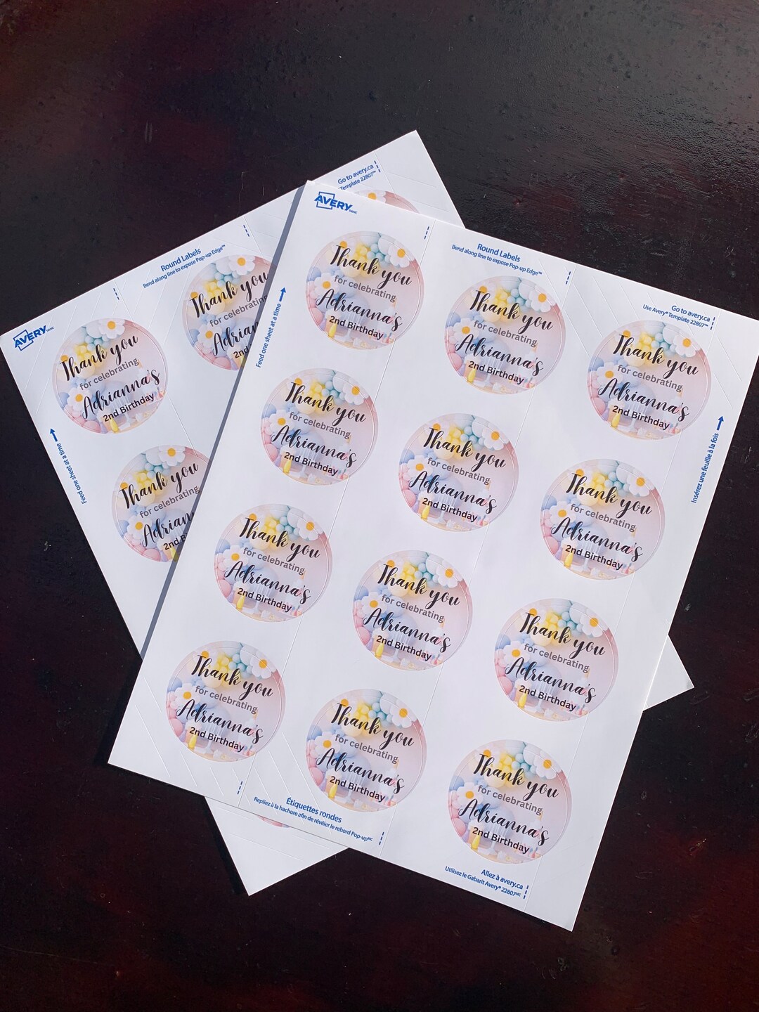 Custom Round Stickers 3different Sizes - Etsy