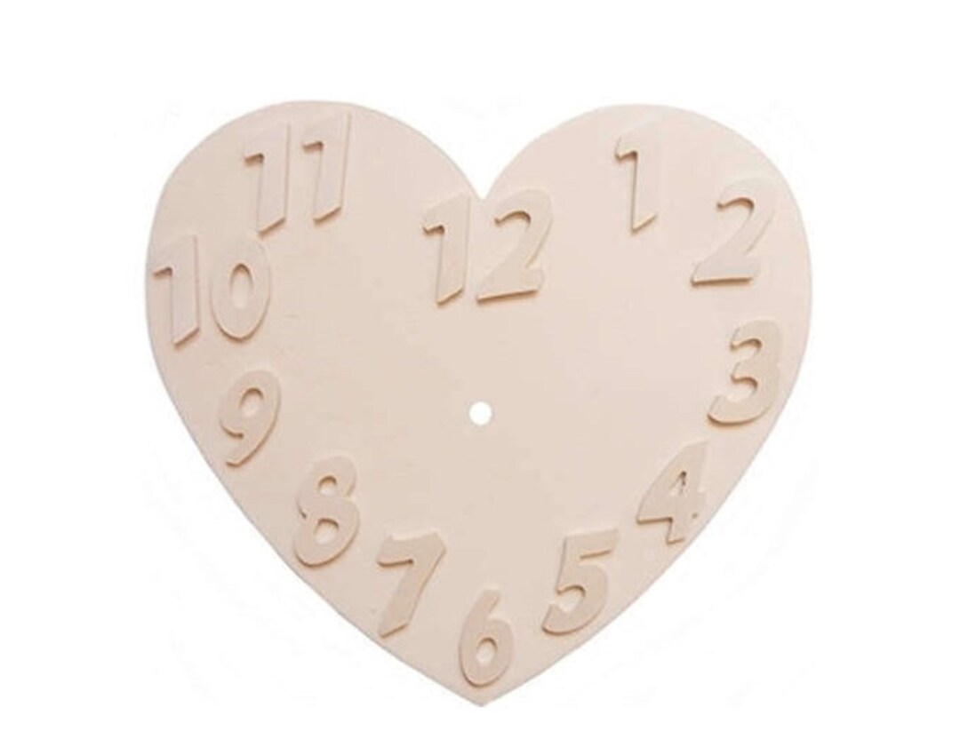 Basic Set Shape Clock Shape WITH NUMBERS DIY Decoupage Wood - Etsy