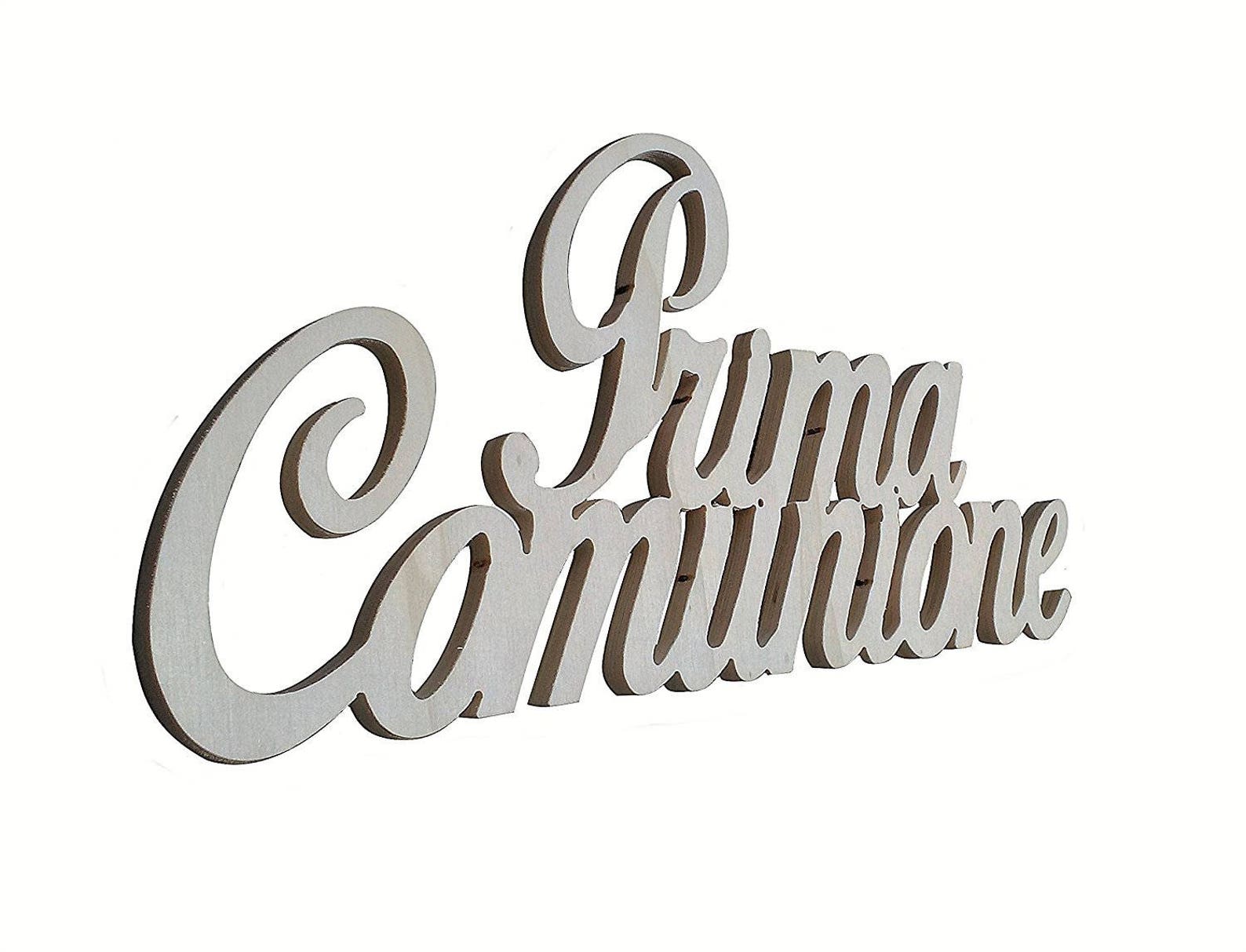 First Communion Wooden Writing - Etsy