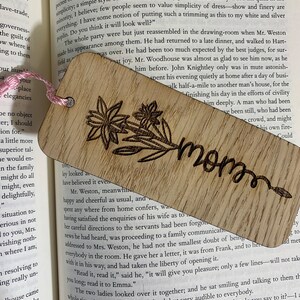 Mother’s Day Gift Wooden Bookmarks, Mom Bookmark, Mimi Bookmark, Gigi ...