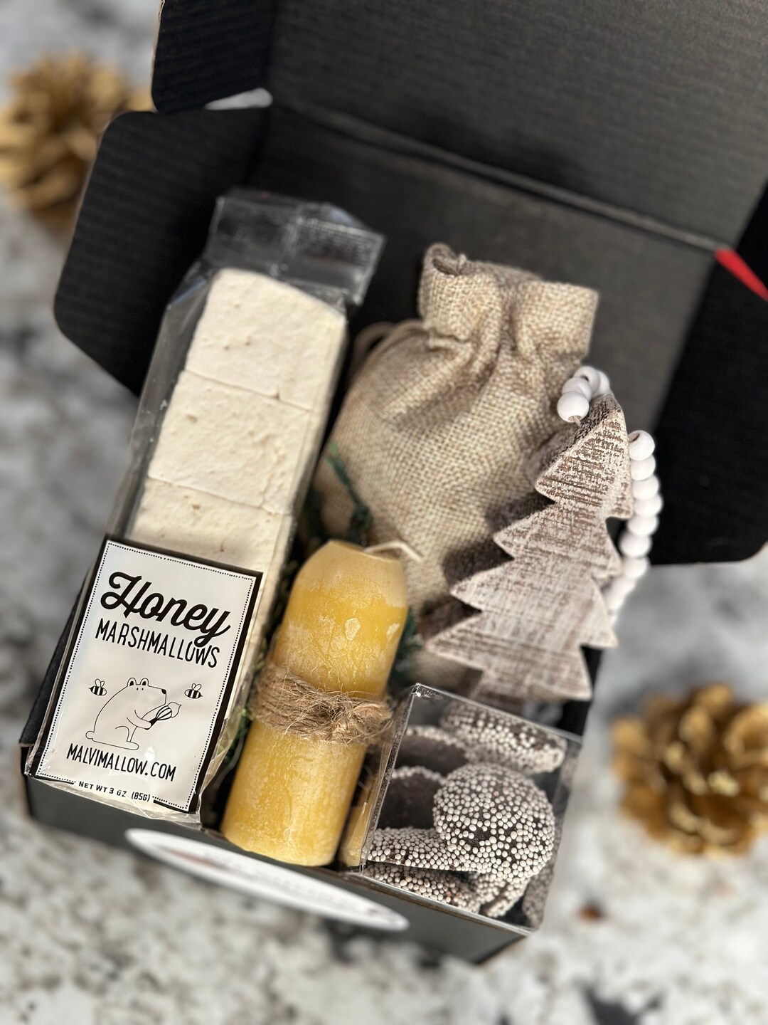 Holiday Cozy Gift Box Handmade Gift Box Hygge Gift - Etsy