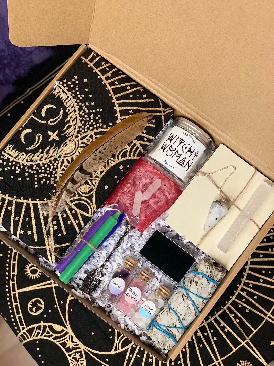 Witchcraft Altar Gift Box Altar Starter Kit Witch Essentials Gift ...
