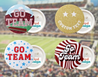 Personalized Football Pin Name Tag Name Badge Football - Etsy