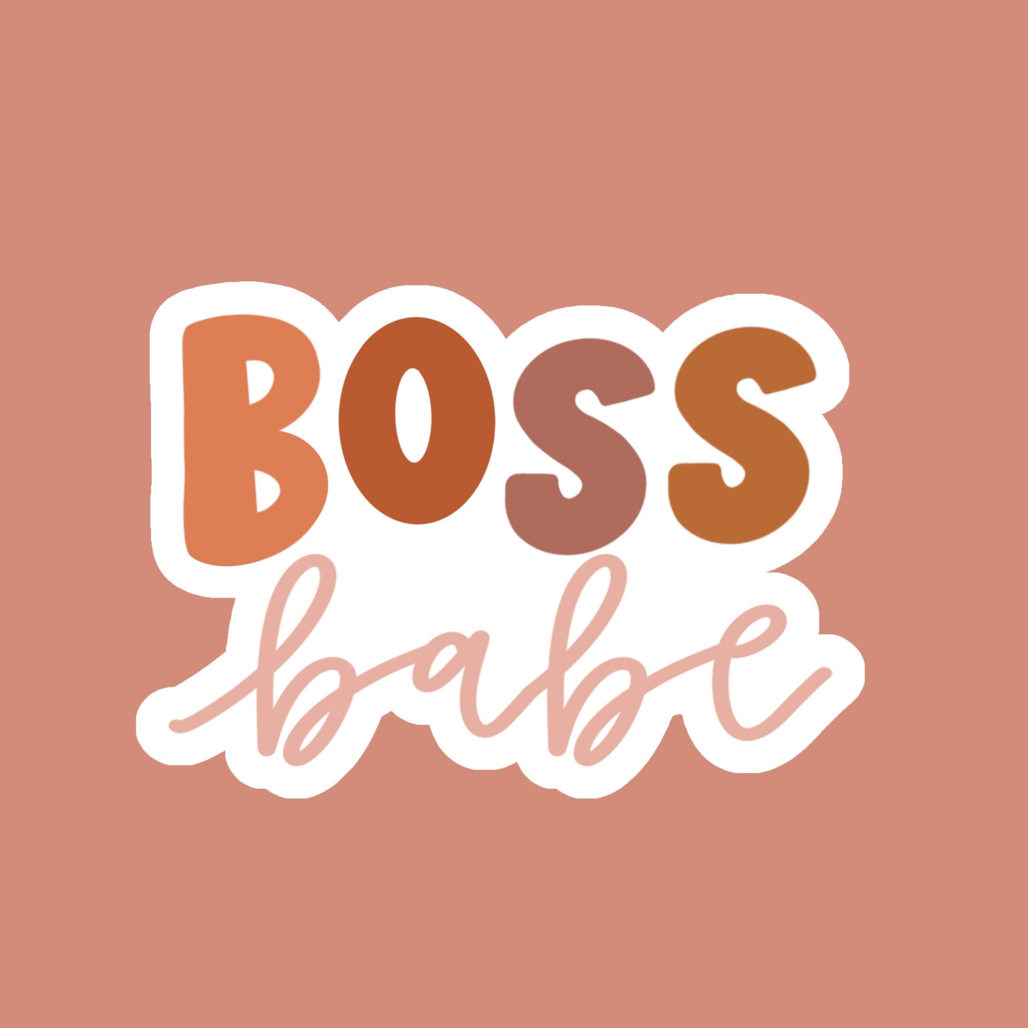 Boss Babe Sticker | Etsy