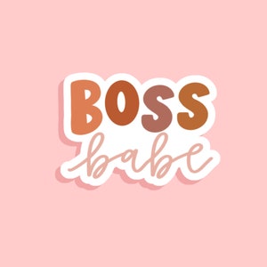Boss Babe Sticker - Etsy