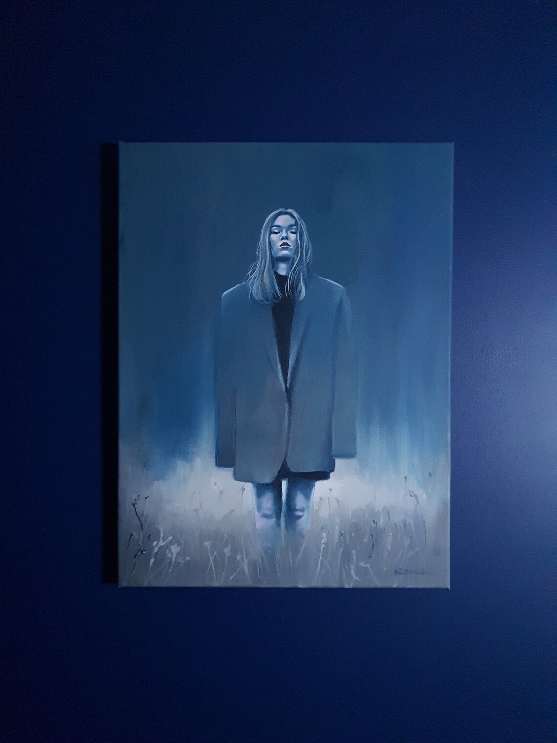 Model 2 Figure Art Acrylic Original Painting - Etsy