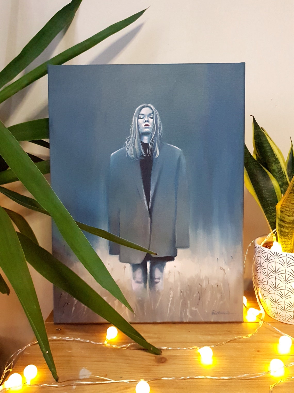 Model 2 Figure Art Acrylic Original Painting - Etsy