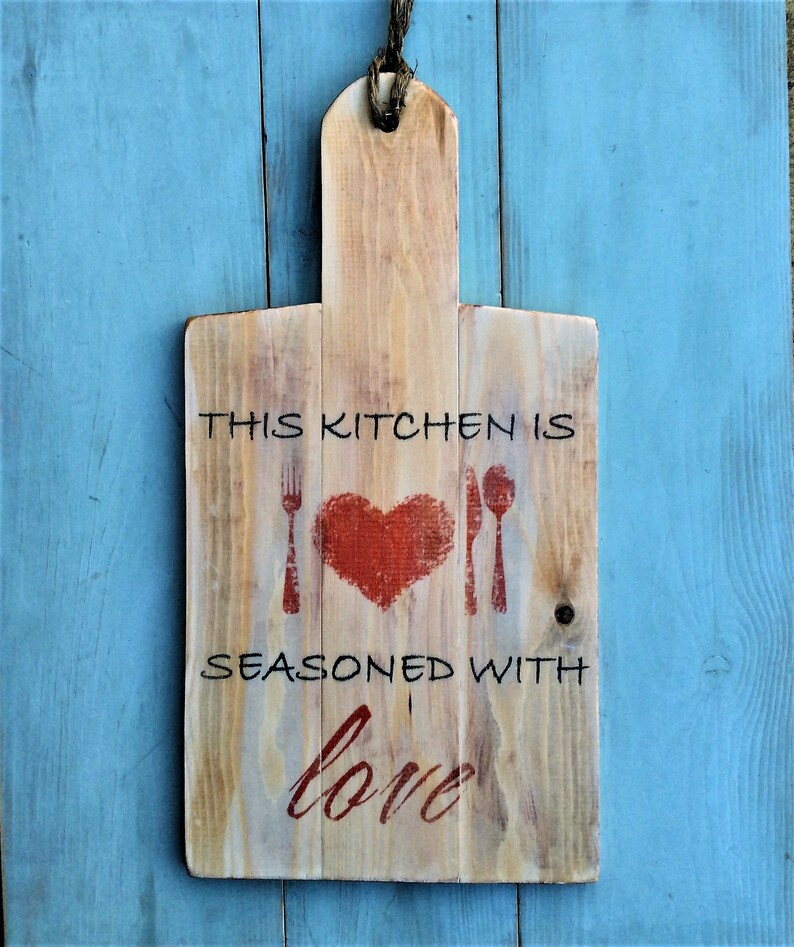 Chopping Board Sign - Etsy UK