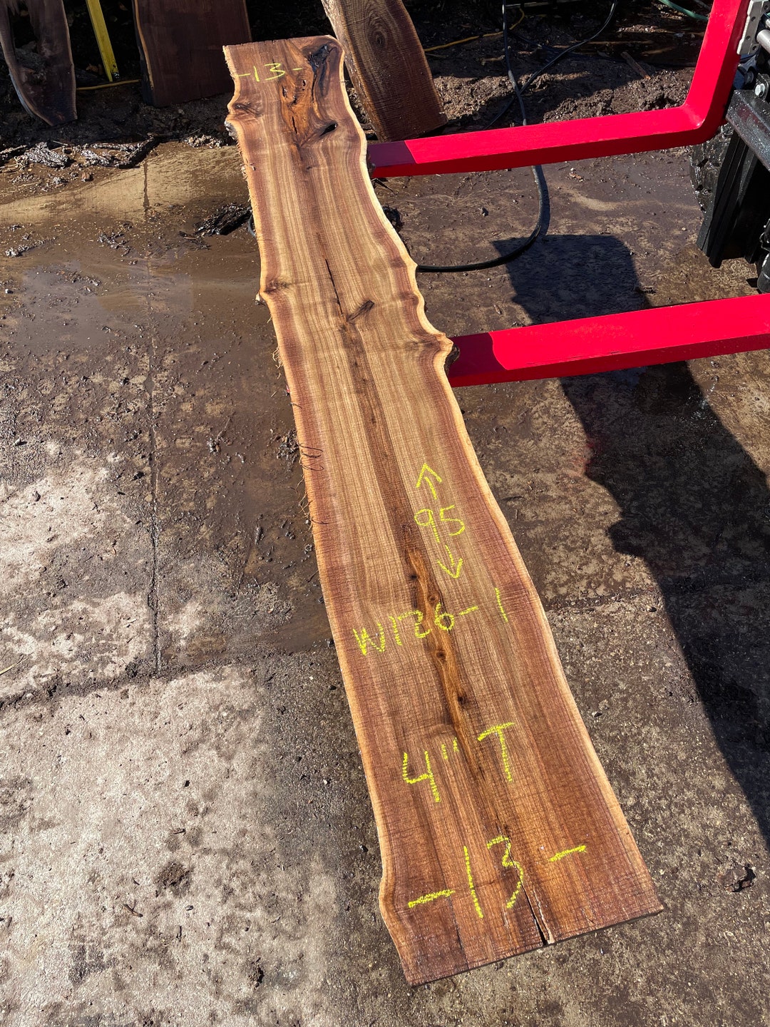 Black Walnut Mantle 95 X 13 X 4 - Etsy