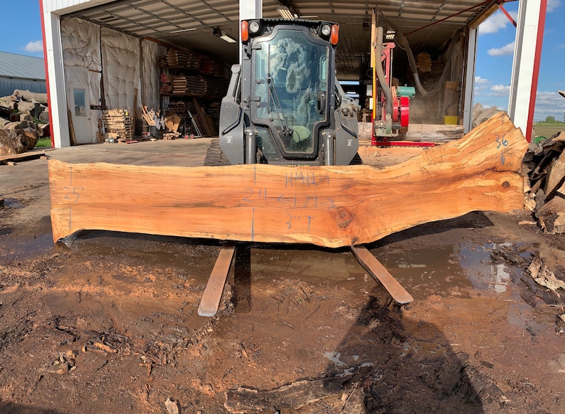 Spalted Sugar Maple Live Edge Slab 171 X 24-36 X - Etsy