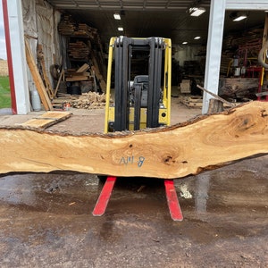 Live Edge Ash Slab 178" X 28-31" X 3", Beautiful Figuring and Perfect ...