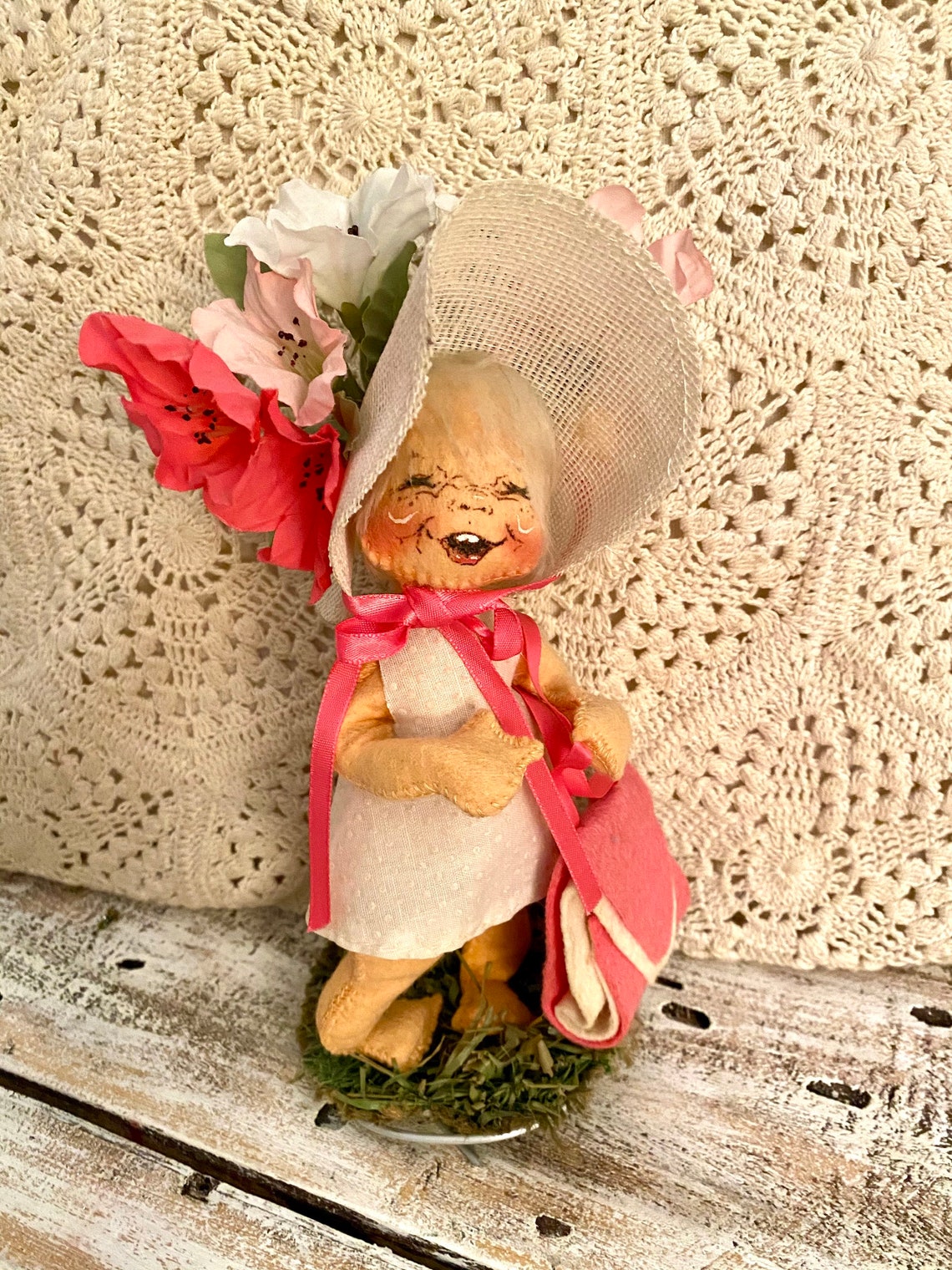 Vintage Annalee Spring Girl1984 Annaleeannalee Easter Doll Etsy