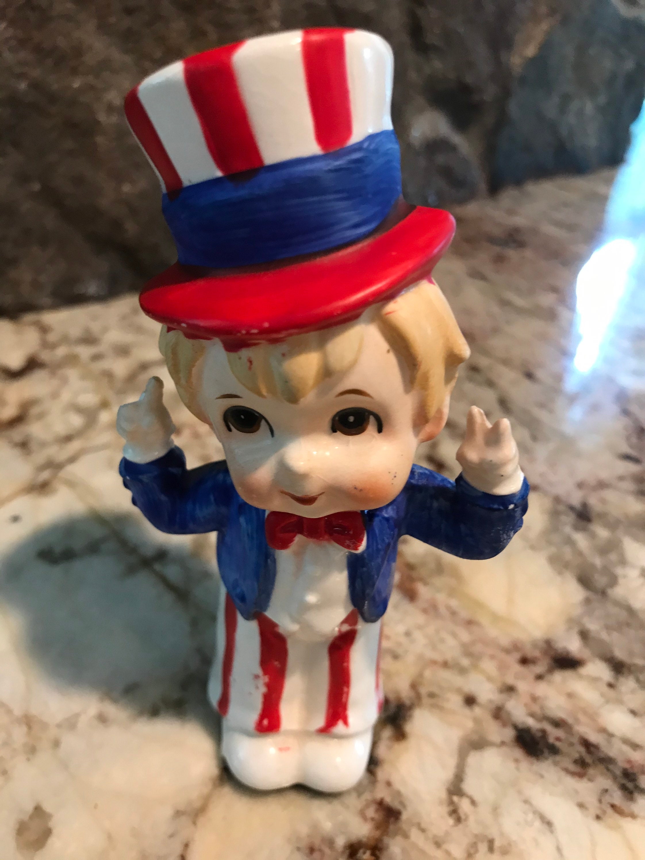 Extremely Rare Lefton China.. Uncle Sam Betsy Ross | Etsy