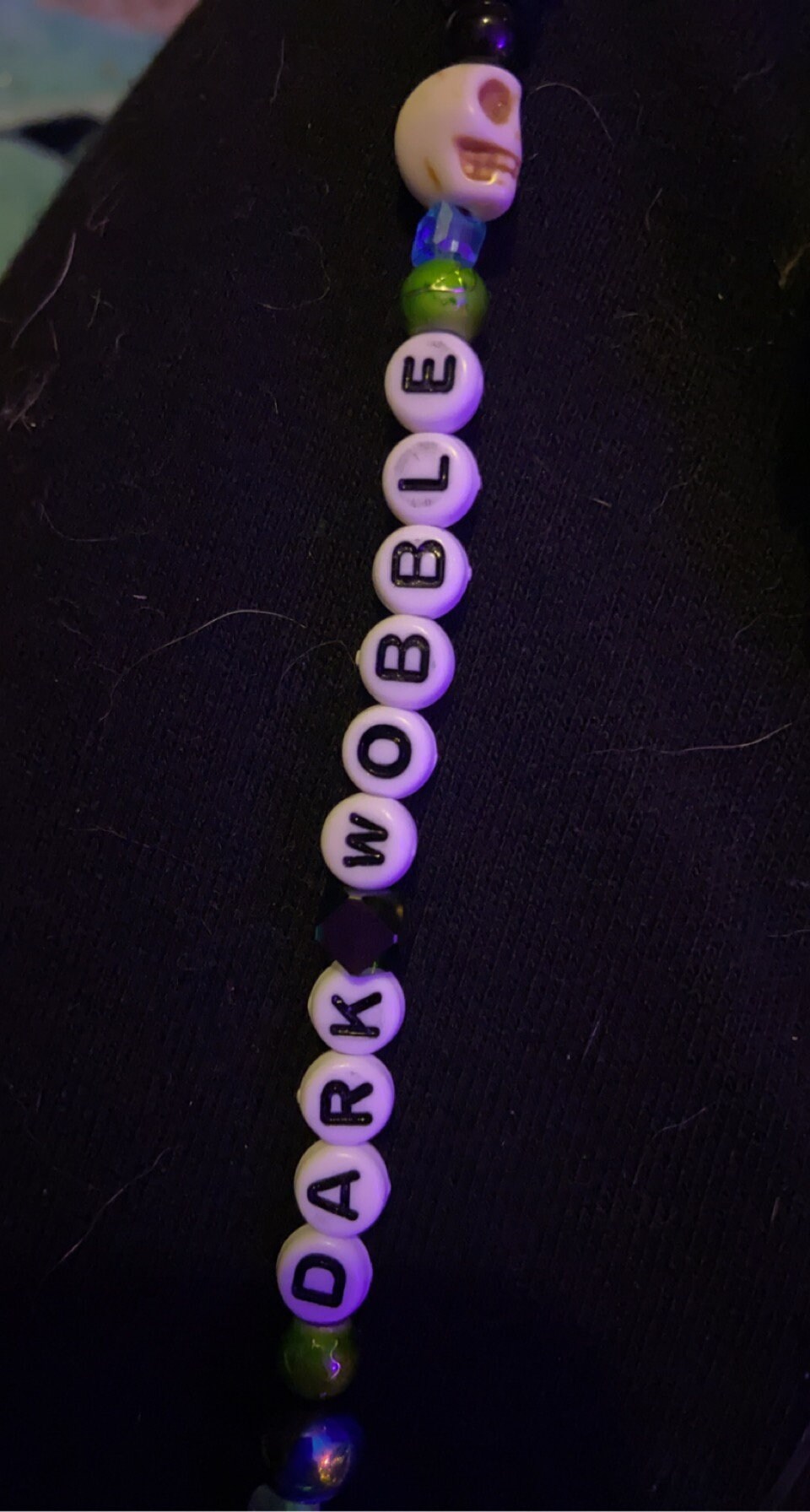 Mr Dark Wobble Perler Necklace - Etsy