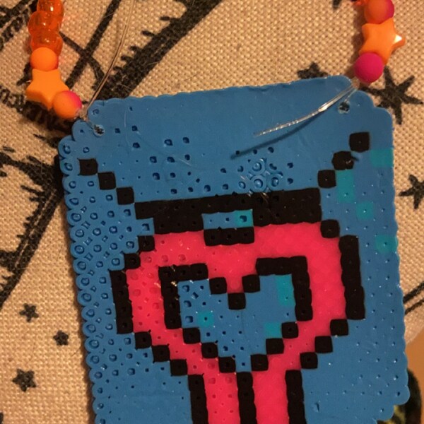 Ganja White Night Perler Necklace - Etsy