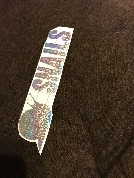 Holographic Silver Edm Car Window Decal Size Large - Etsy