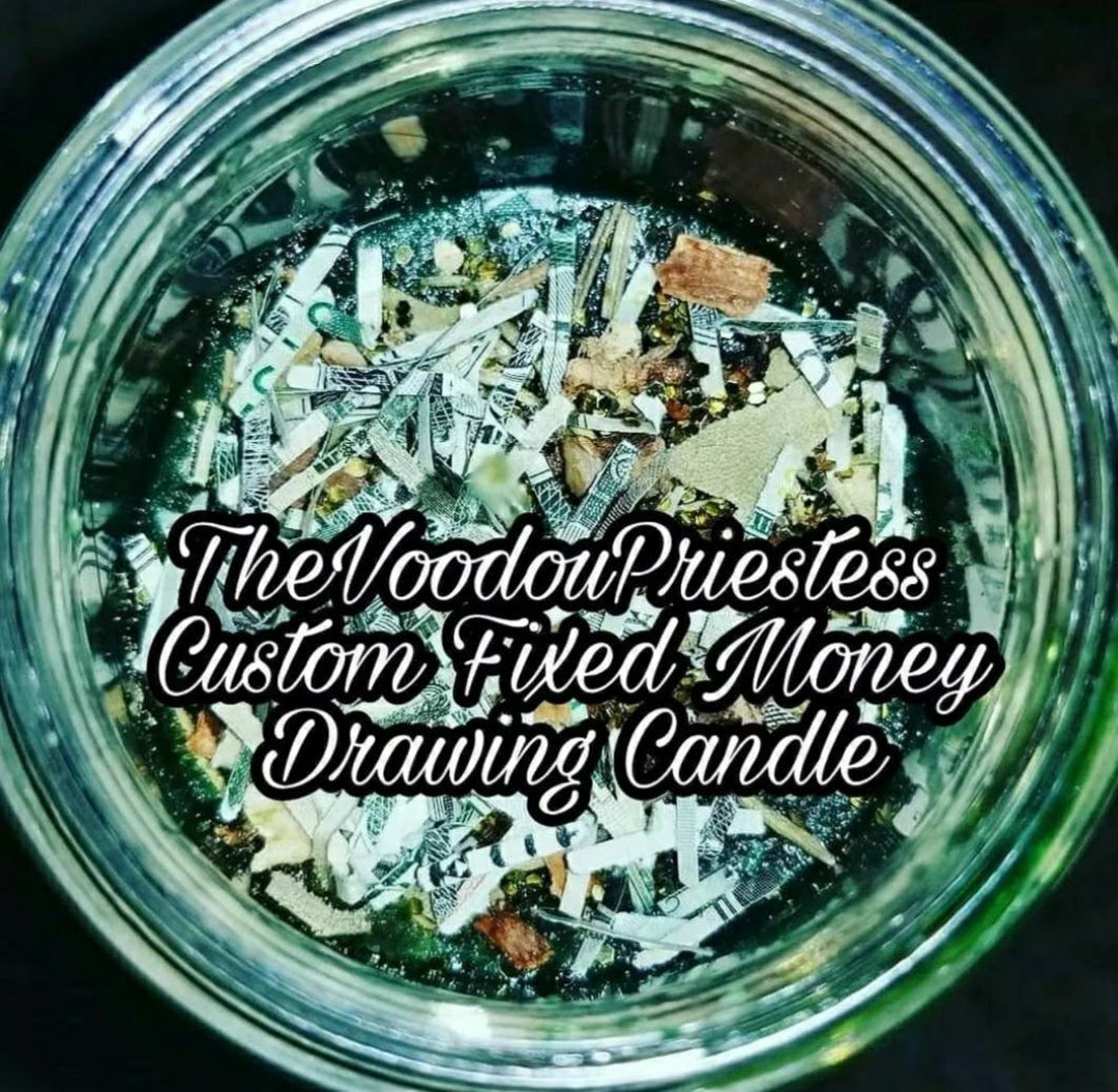 Fixed Green Money Drawing Ritual Candle - Etsy