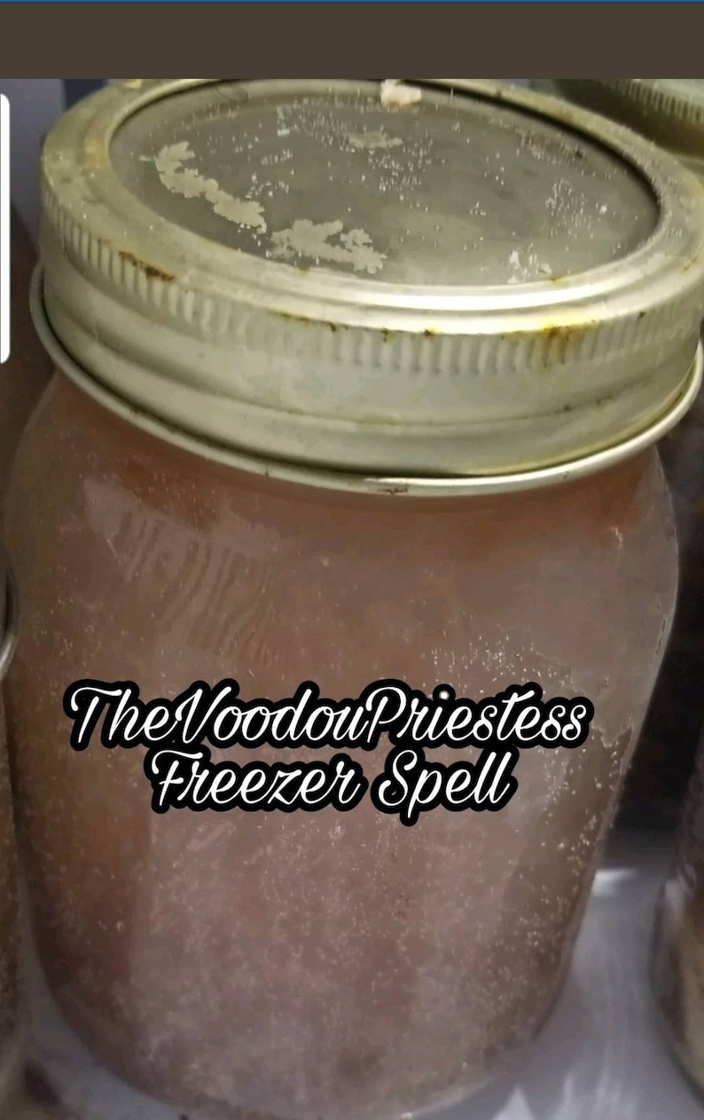 Freezer Spell Jar Kit Voodoo Hoodoo Occult Magic Pagan Wicca - Etsy