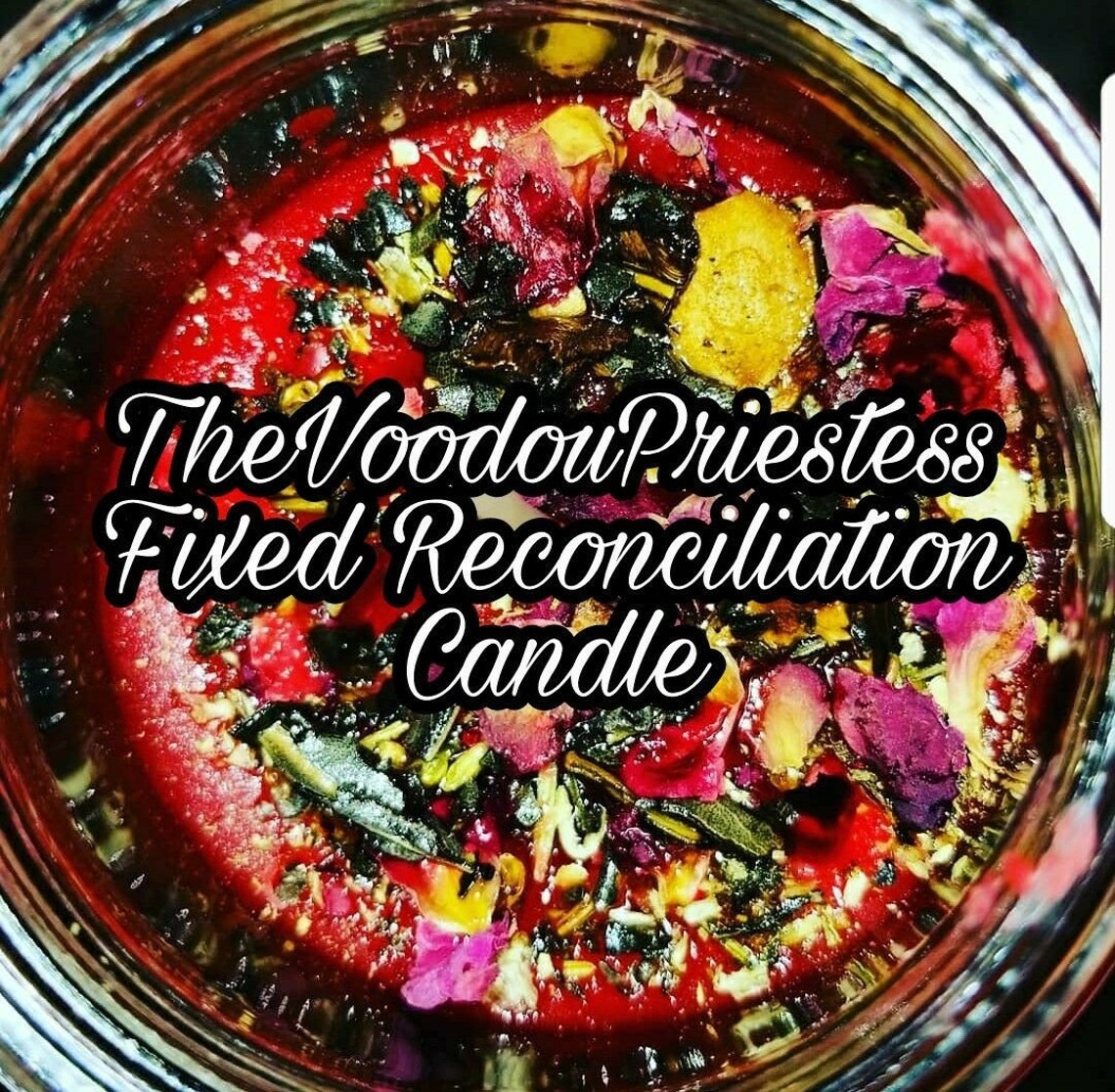 Reconciliation Candle Voodoo Wicca Pagan Magic Spell Occult | Etsy
