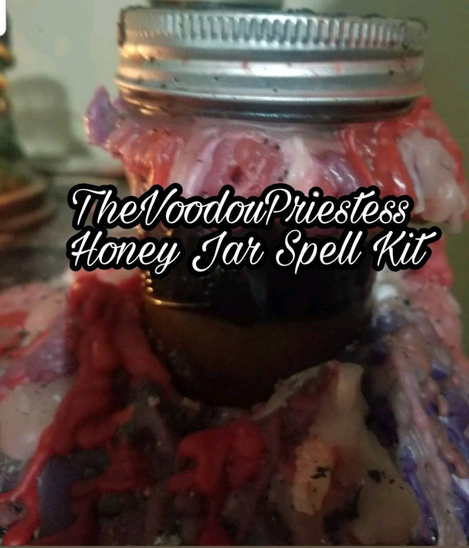 Honey Jar Magic Sweet Spell Voodou Priestess Voodoo Hoodoo - Etsy