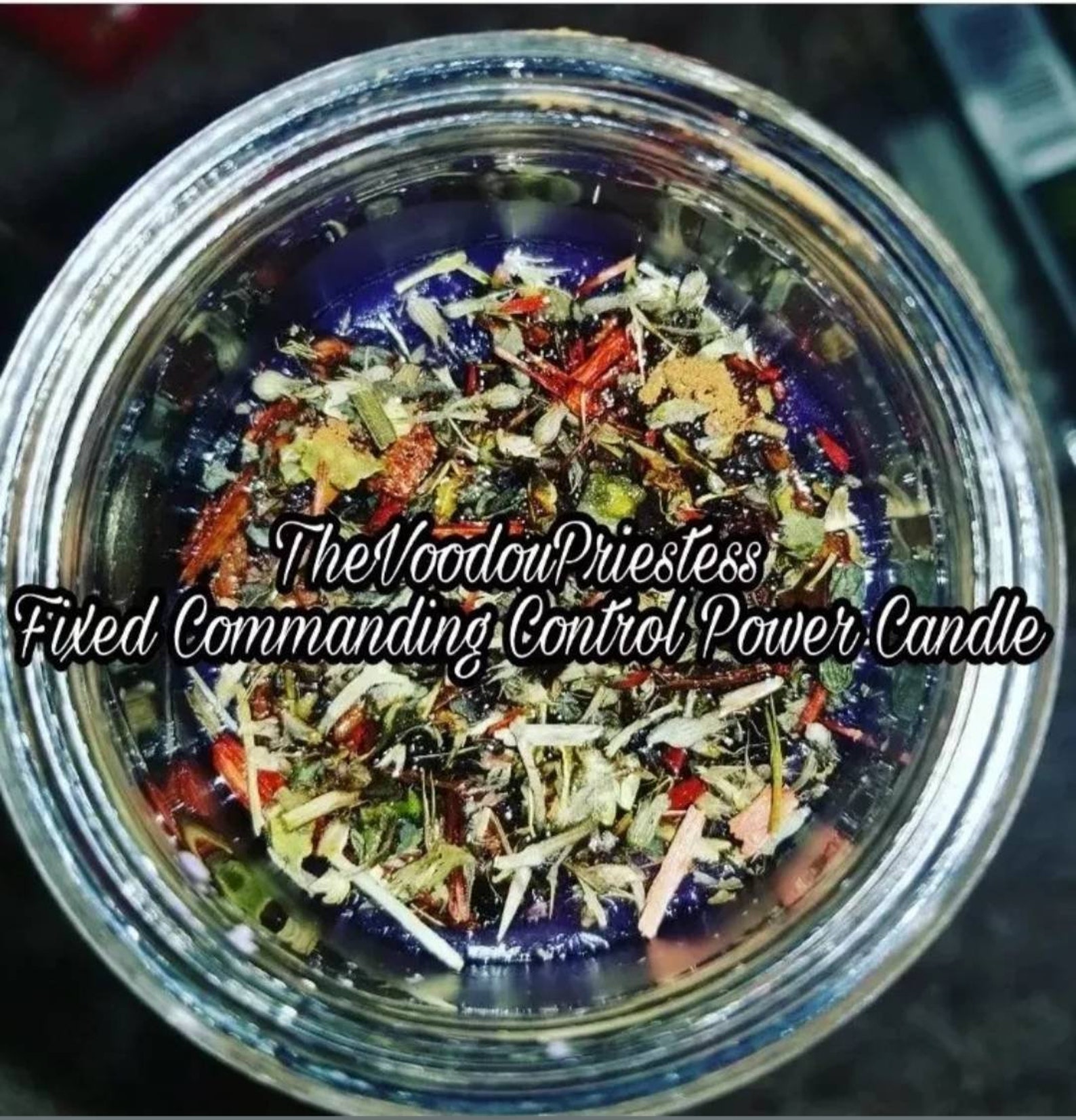 Fixed Purple Power Commanding Candle Voodoo Hoodoo Wicca Pagan ...