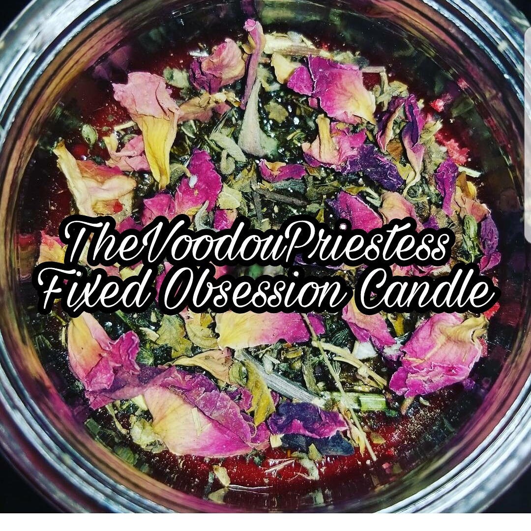 The Voodou Priestess Custom Fixed Obsession Candle Voodoo Voodou Occult ...
