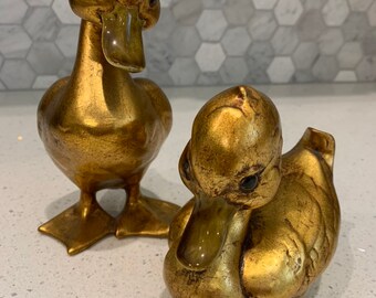 Gold ducks | Etsy
