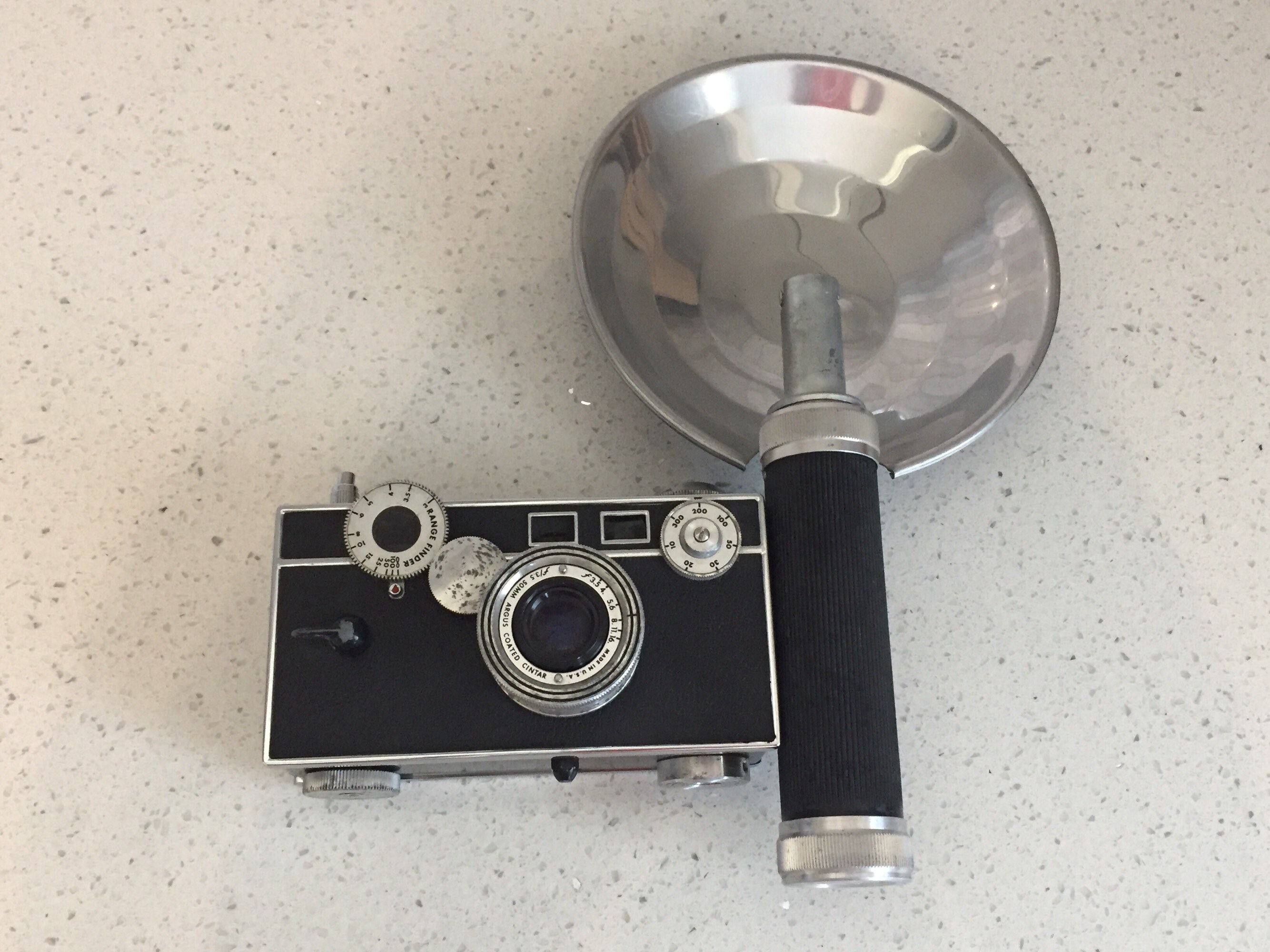 Vintage Argus Camera with Flash 55 mm Argus Coated Cintar | Etsy