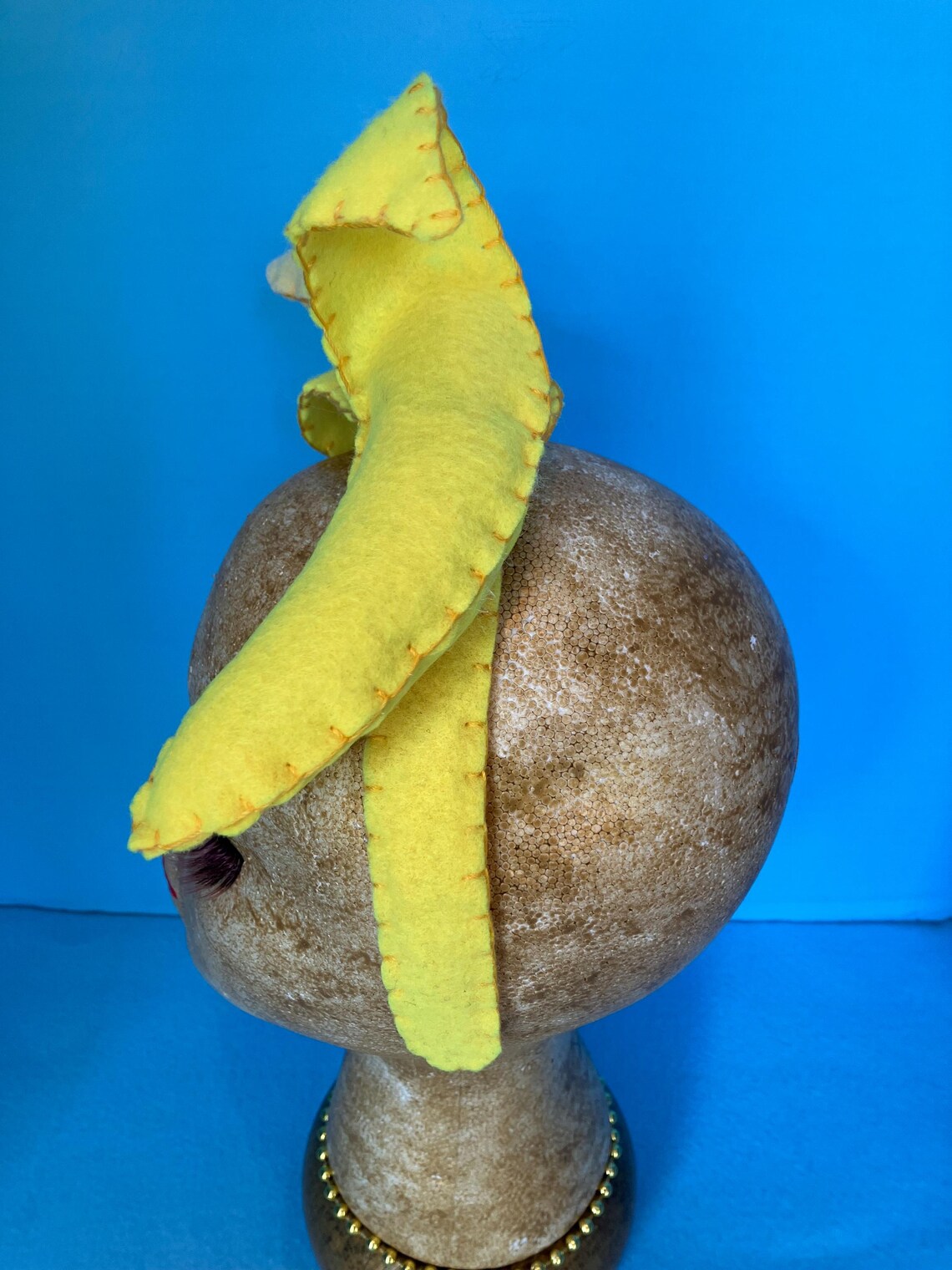 Banana Head Piece Felt Hand Stitched. - Etsy