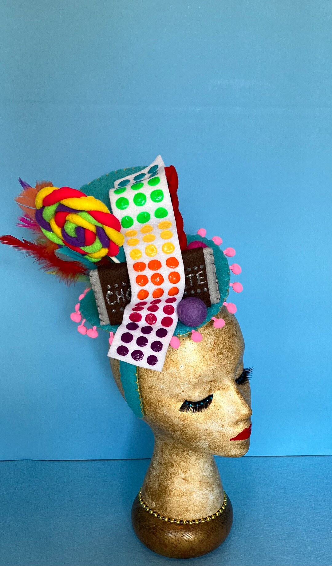 Candy Theme Fascinator Mini Hat - Etsy