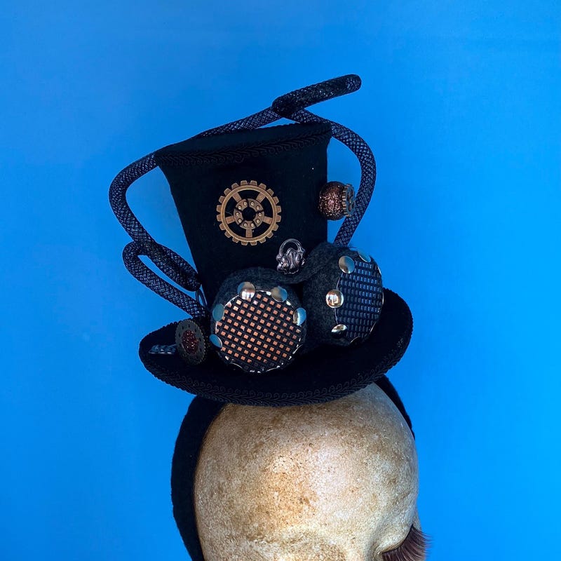 Steampunk Mini Hat - Etsy