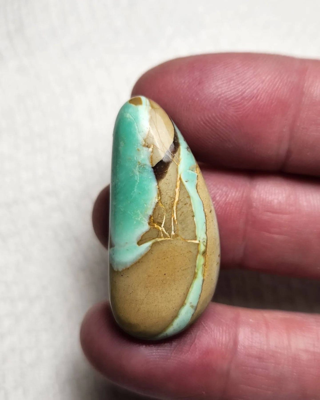 Australian Variquoise With Vinyl Backing - Etsy