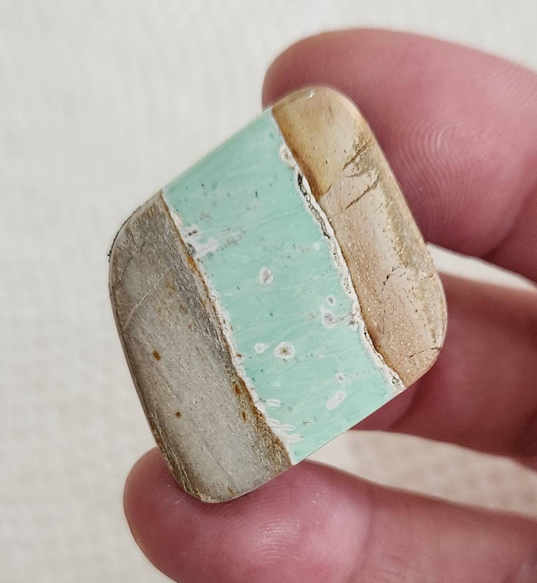 Australian Variquoise With Vinyl Backing - Etsy