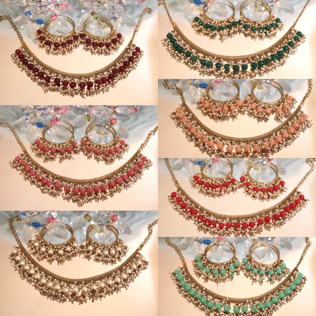 Necklace Set With Baliya - Etsy
