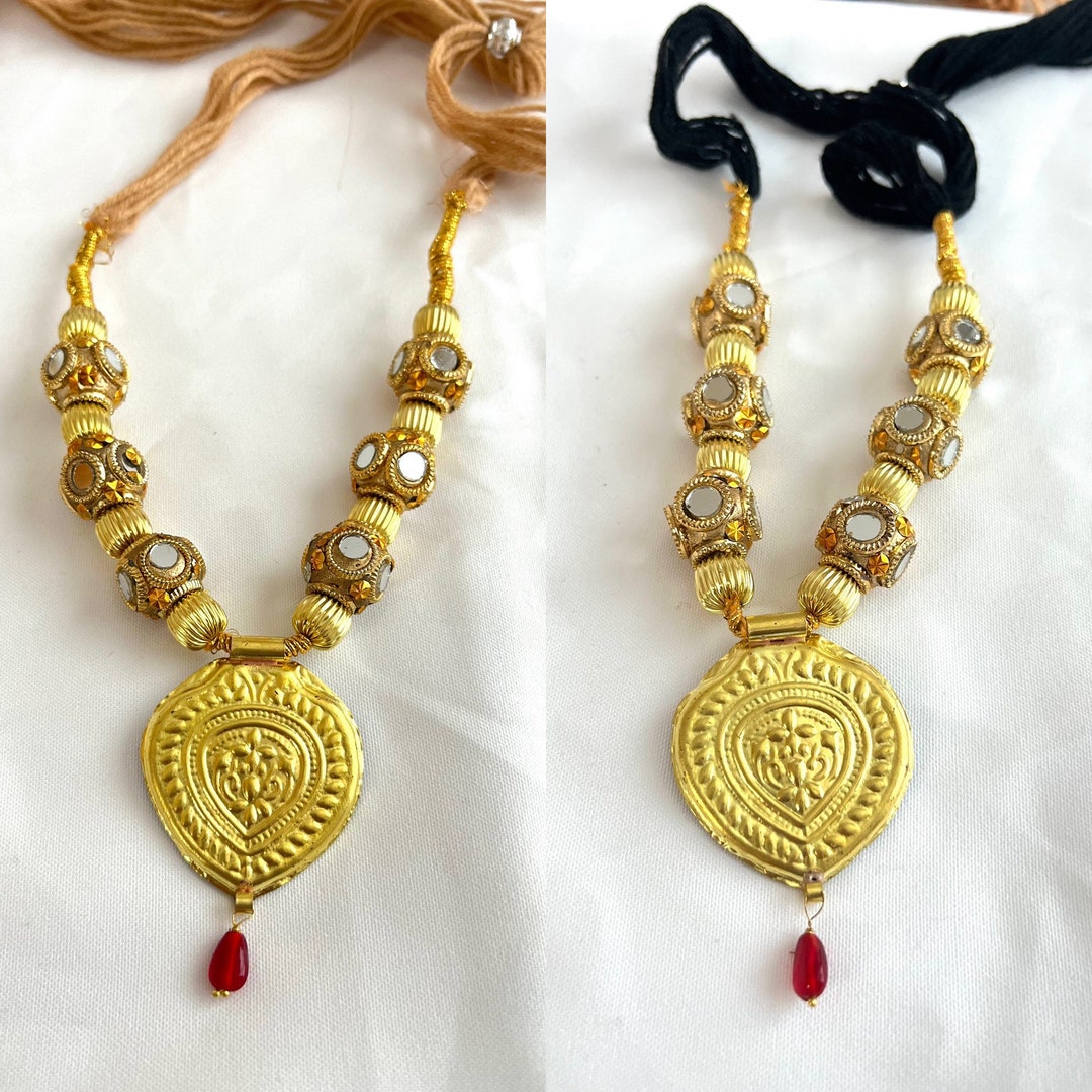 Punjabi Folk Cultural Bhangra Giddha Patiala Kaintha Pendant Necklace ...
