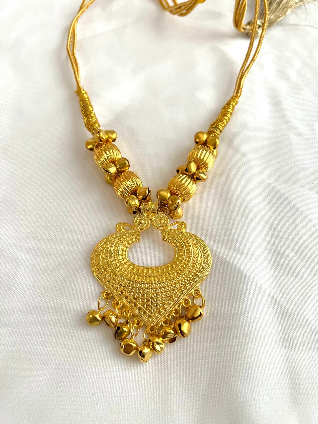 Punjabi Folk Cultural Bhangra Giddha Patiala Kaintha Pendant Necklace ...