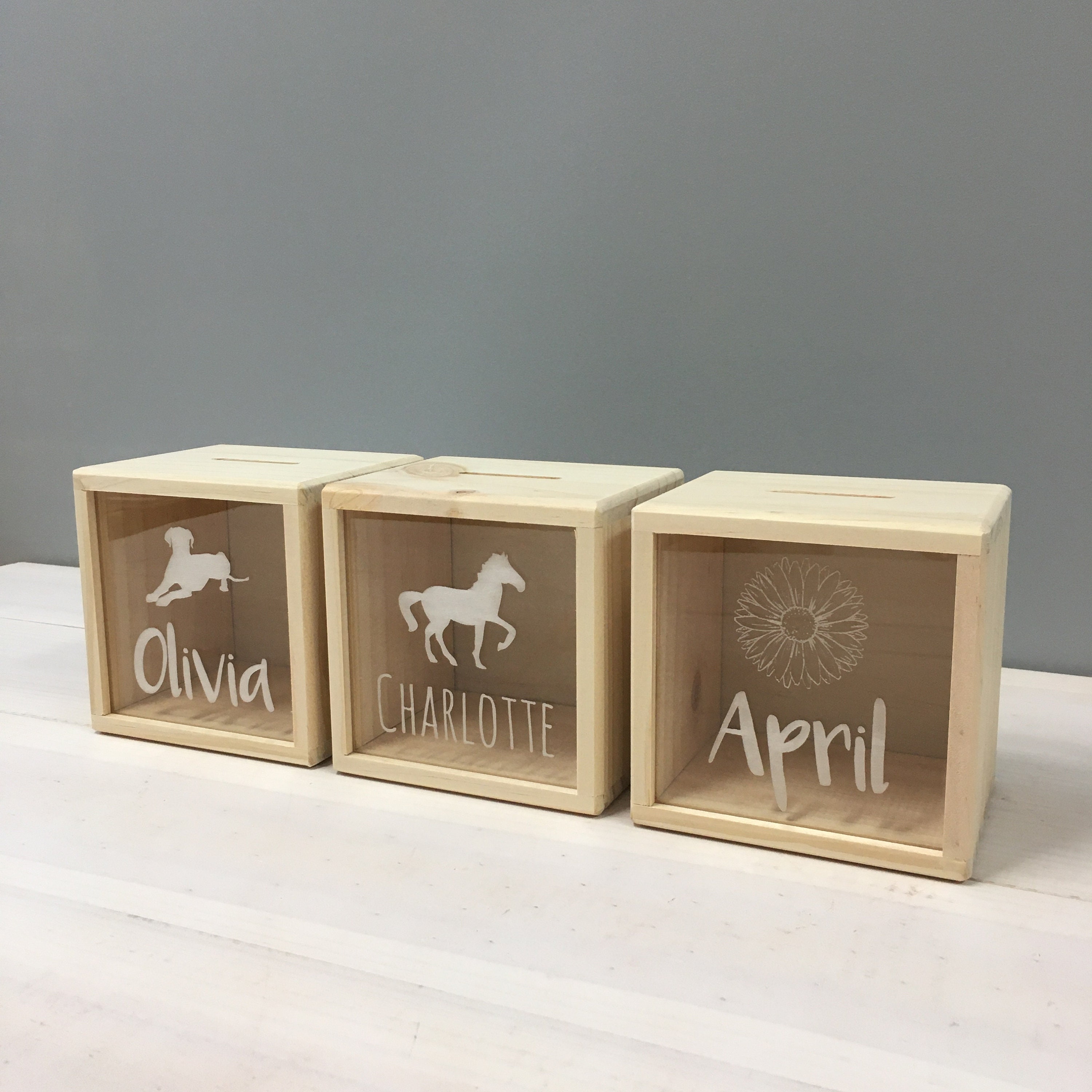 PERSONALISED MONEY BOX Personalised Coin Box Timber Money - Etsy Australia