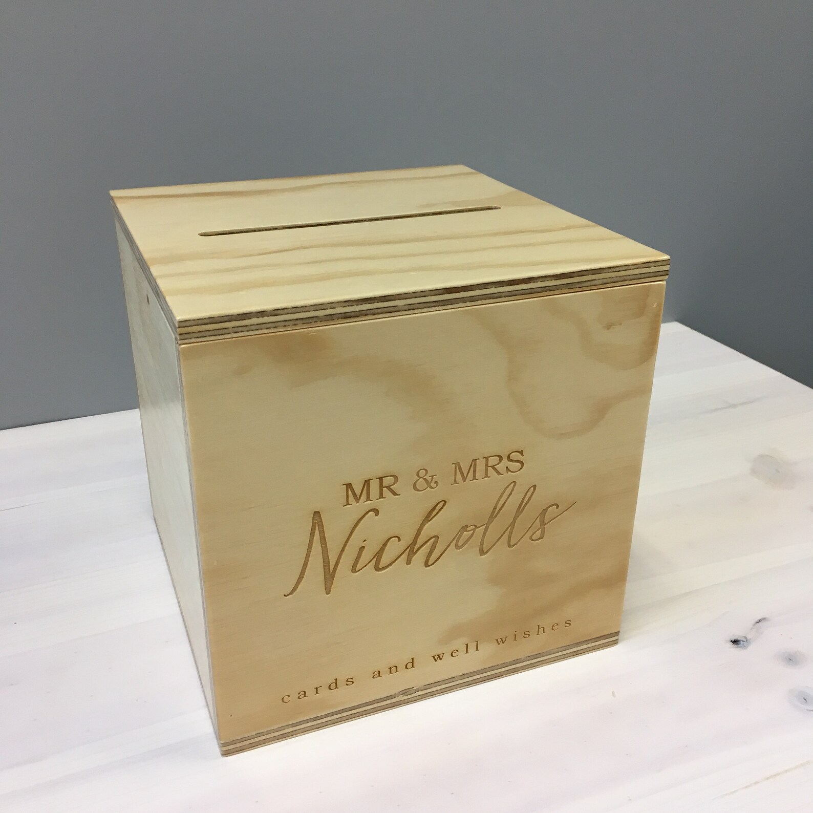 WISHING WELL Personalised Wooden Wishing Well Wedding Box - Etsy