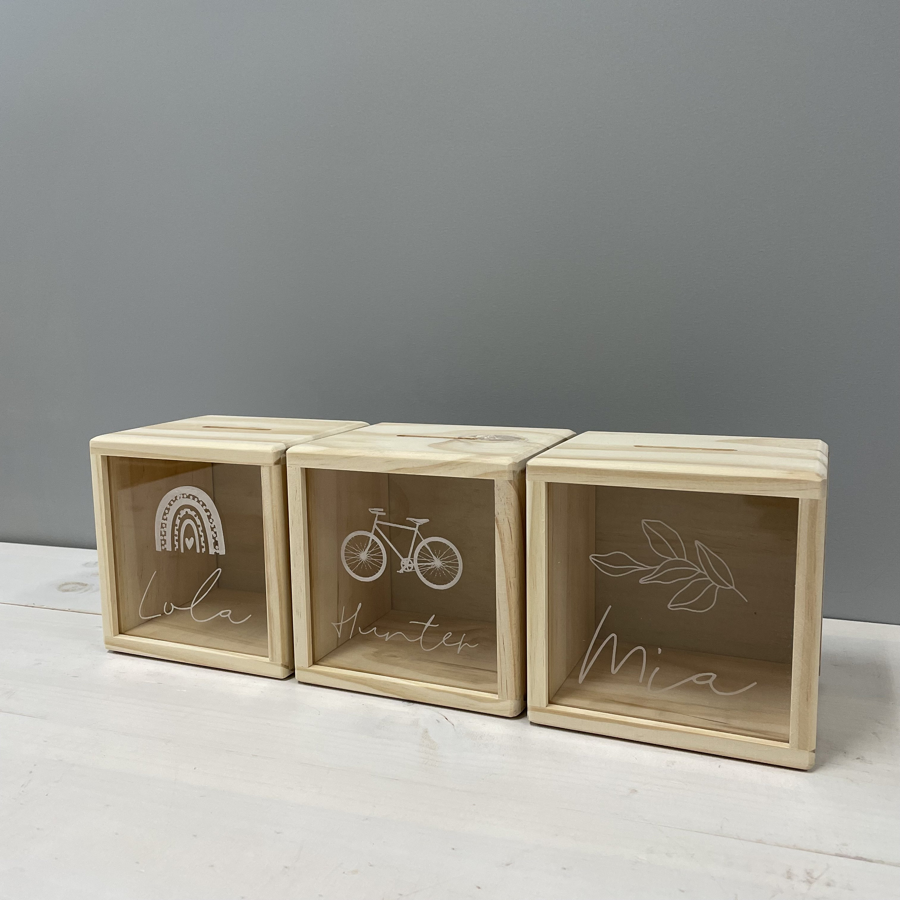 PERSONALISED MONEY BOX Personalised Coin Box Timber Money - Etsy Australia