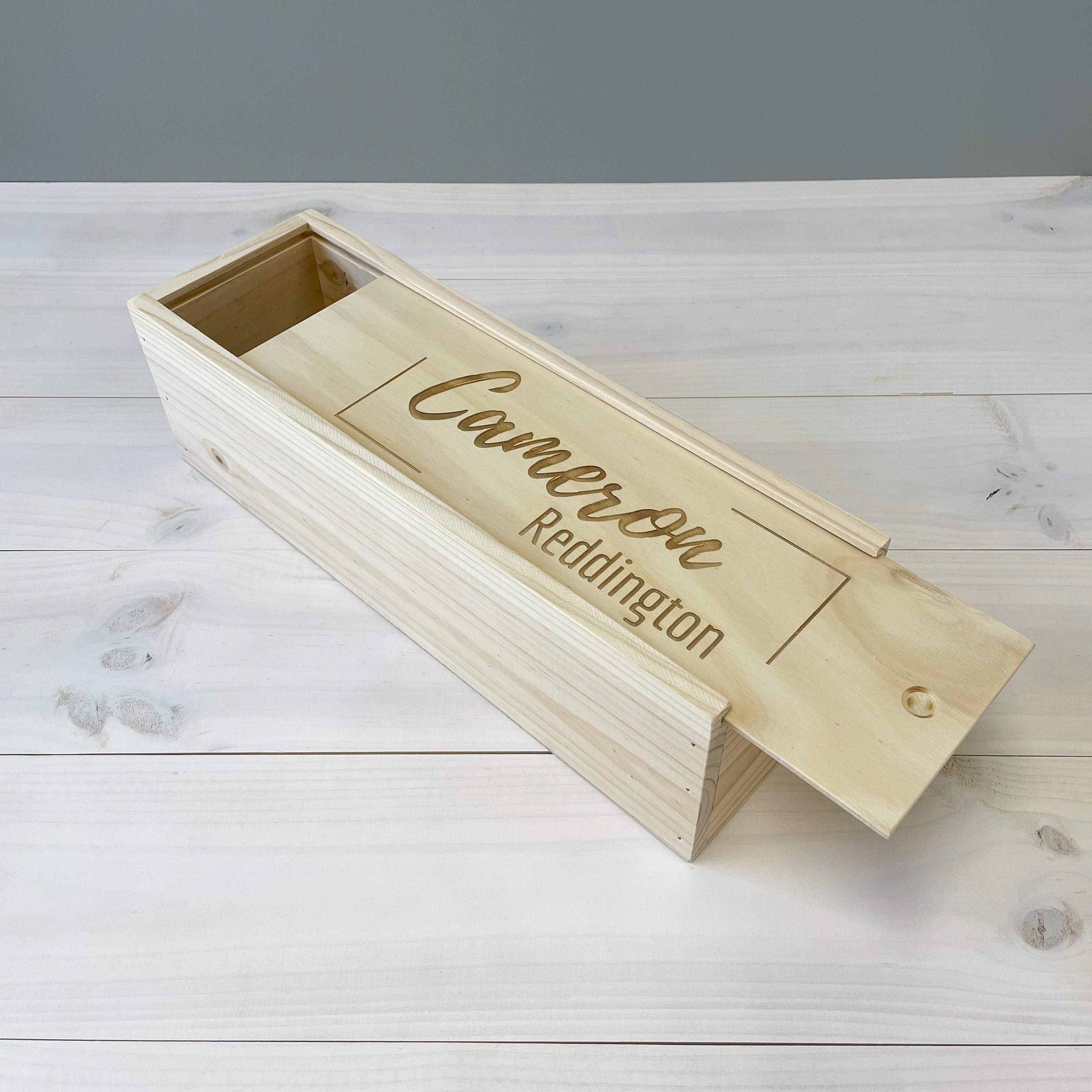 MAGNUM WINE BOX Personalised Design Wooden Box | Etsy