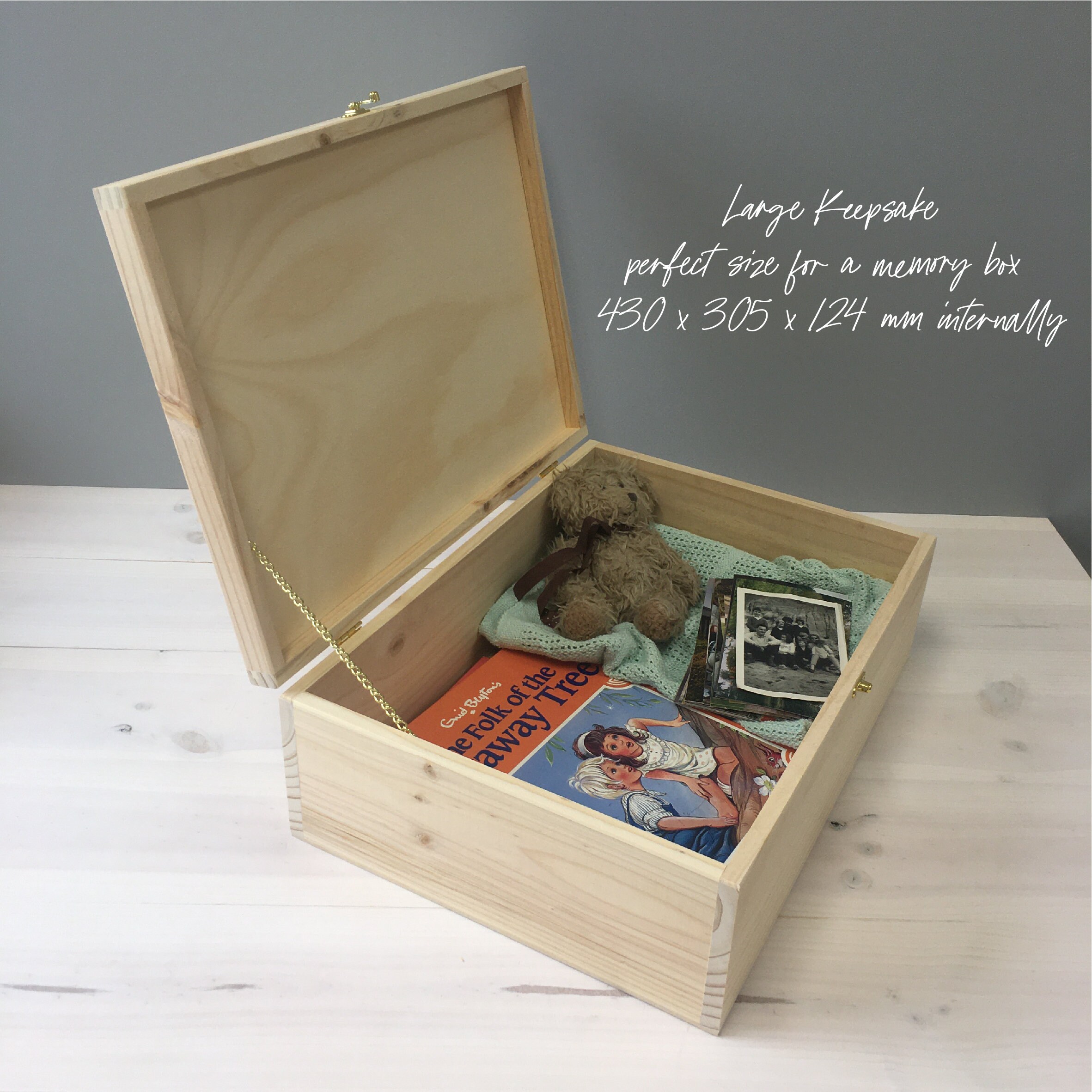 PLAIN HINGED BOX Wooden Box Gift Box Wooden Hamper - Etsy