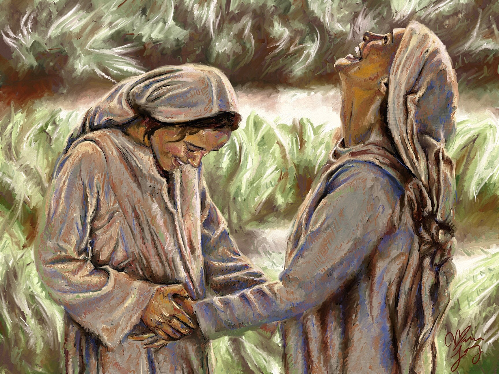 The Almighty Has Done Great Things for Me - Etsy