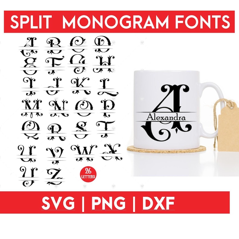 F J Monogram - Etsy