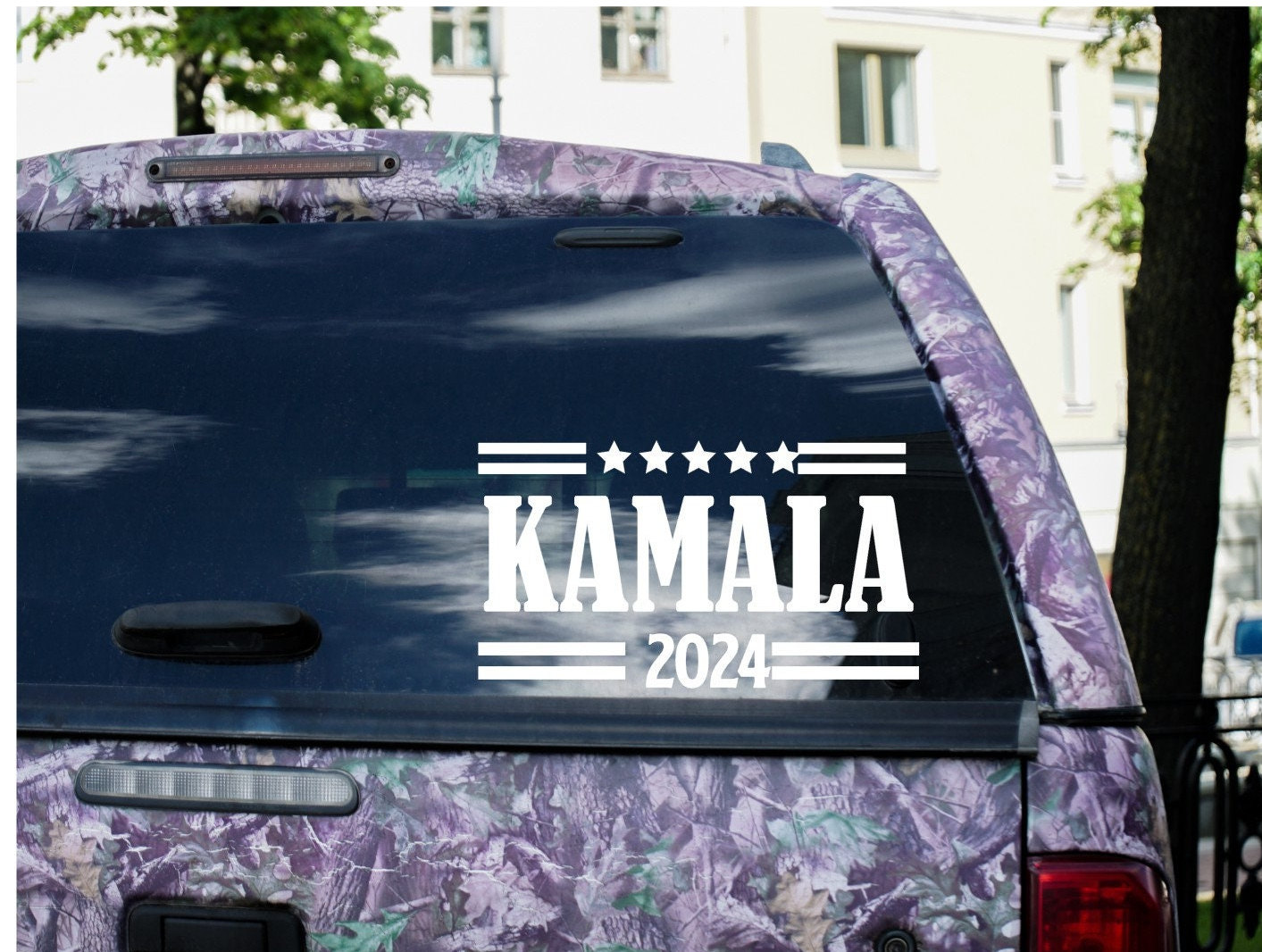Kamala 2024 Car Decal, Kamala Harris Vinyl Sticker, USA Democrat ...
