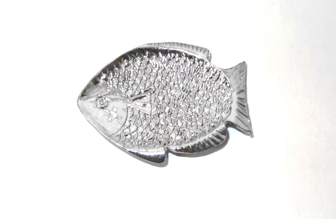 Dollhouse Miniature Silver Metal Fish Tray/platter 1:12 Scale - Etsy